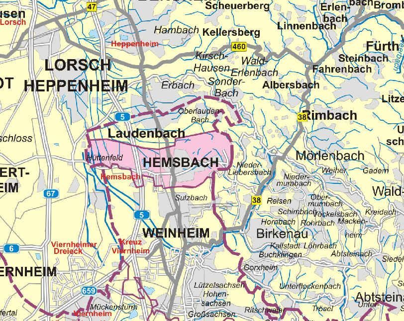 Hemsbach Branchen A-Z
