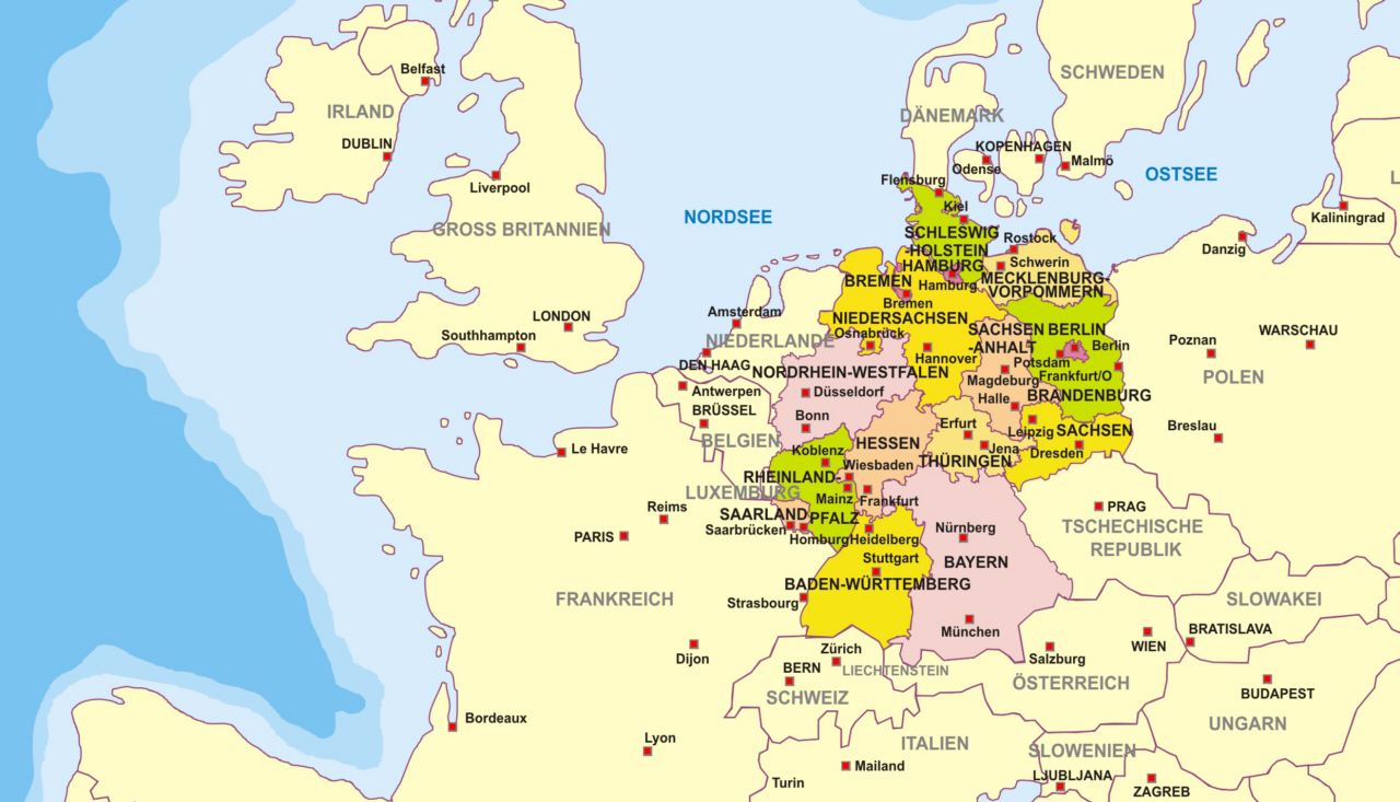 Karte Deutschland Übersicht